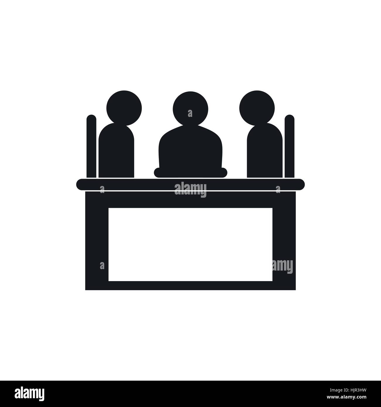 Two people in a job interview Stock Vector Images - Alamy
