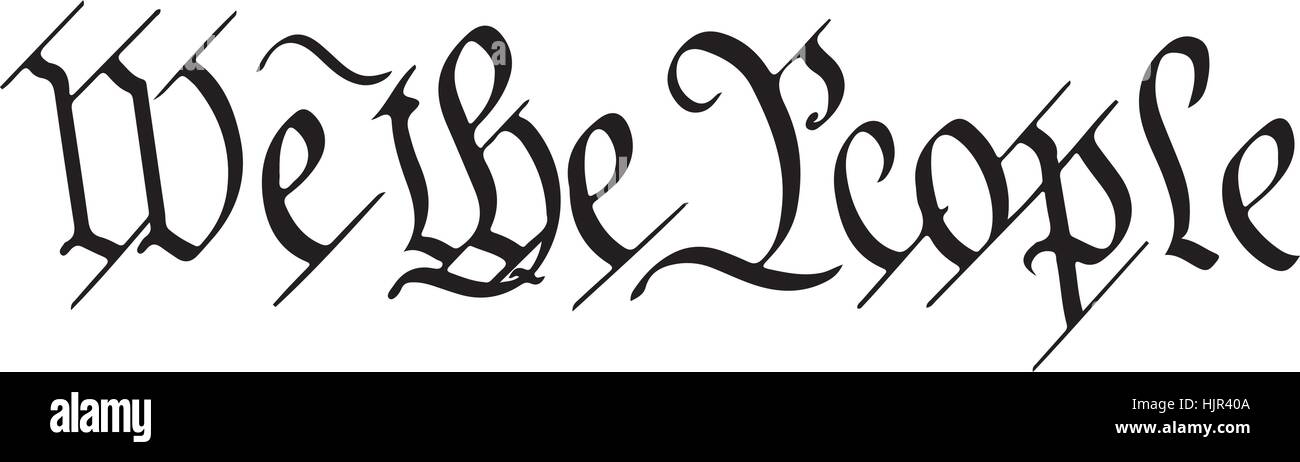 We The People Constitution Font