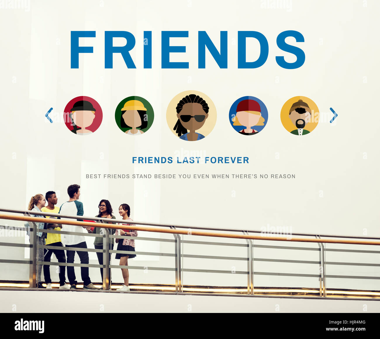 Friends Friendship Together Communication Concept Stock Photo - Alamy