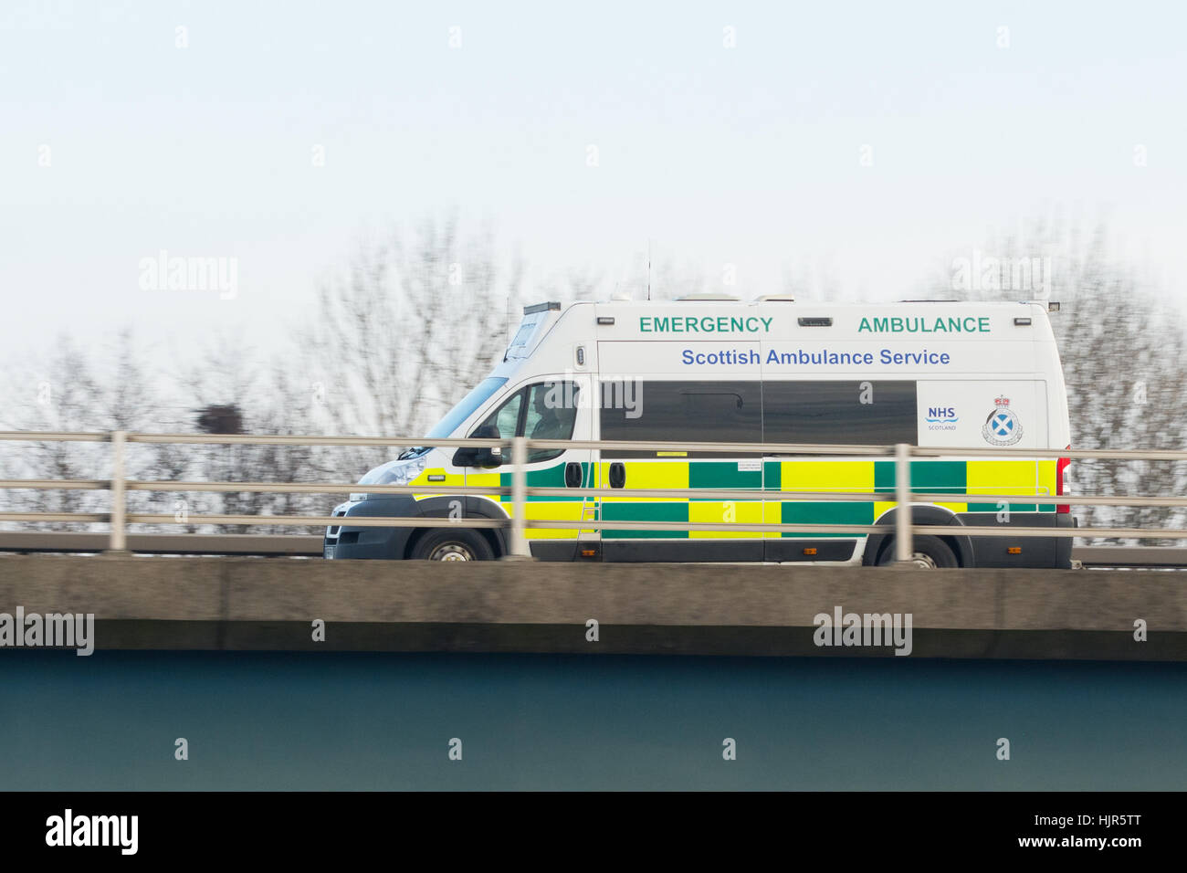 Scottish Ambulance Service - Emergency Ambulance Stock Photo - Alamy