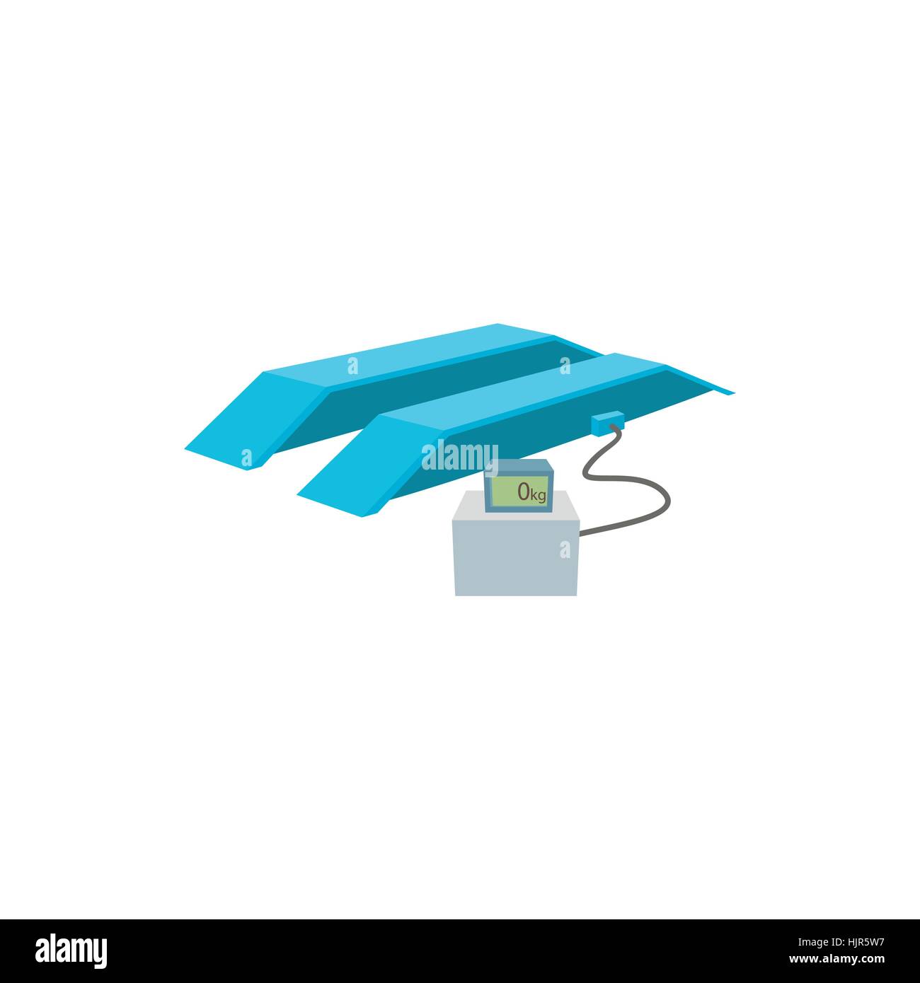 Truck weigh scale Stock Vector Images - Alamy