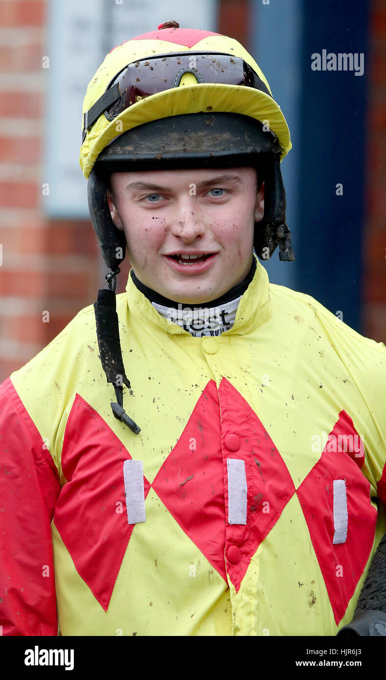 Jockey Sean Bowen at Ludlow Racecourse Stock Photo - Alamy