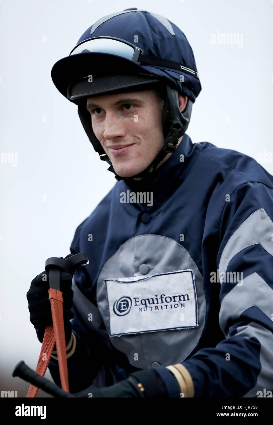Jockey Alan Johns at Ludlow Racecourse Stock Photo - Alamy