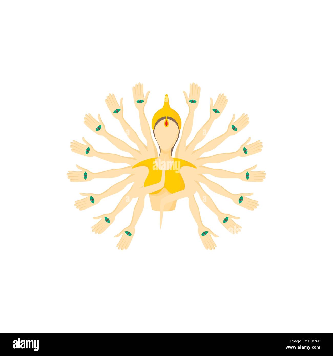 Multi armed god Cut Out Stock Images & Pictures - Alamy
