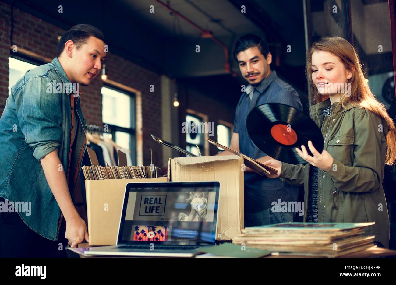 Music Entertainment Lifestyle Media Concept Stock Photo - Alamy