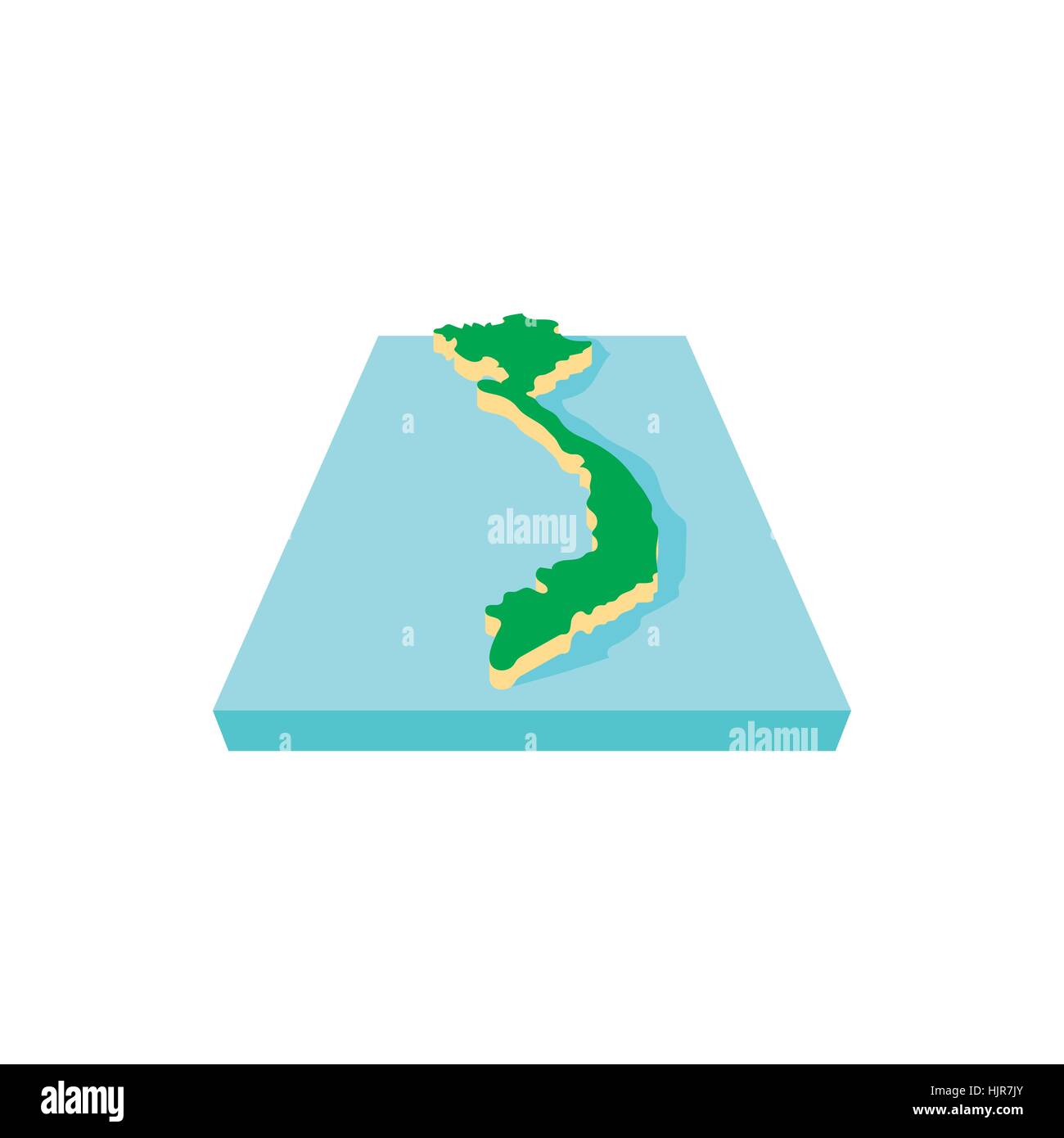 Vietnam Map Stock Vector Images - Alamy