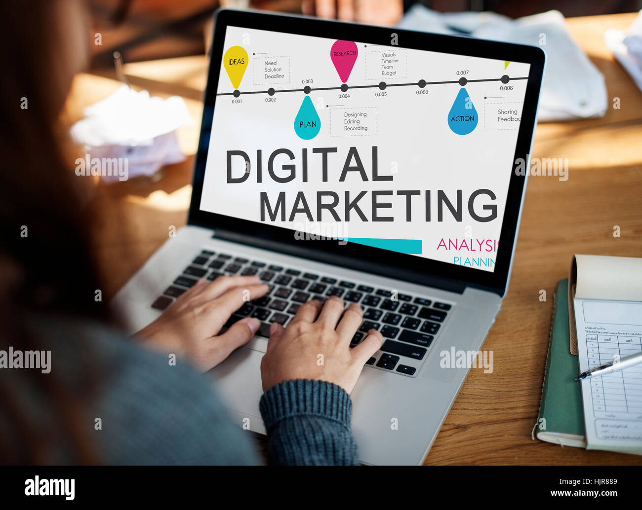 Digital Marketing Modern Technology Stock Photo - Alamy