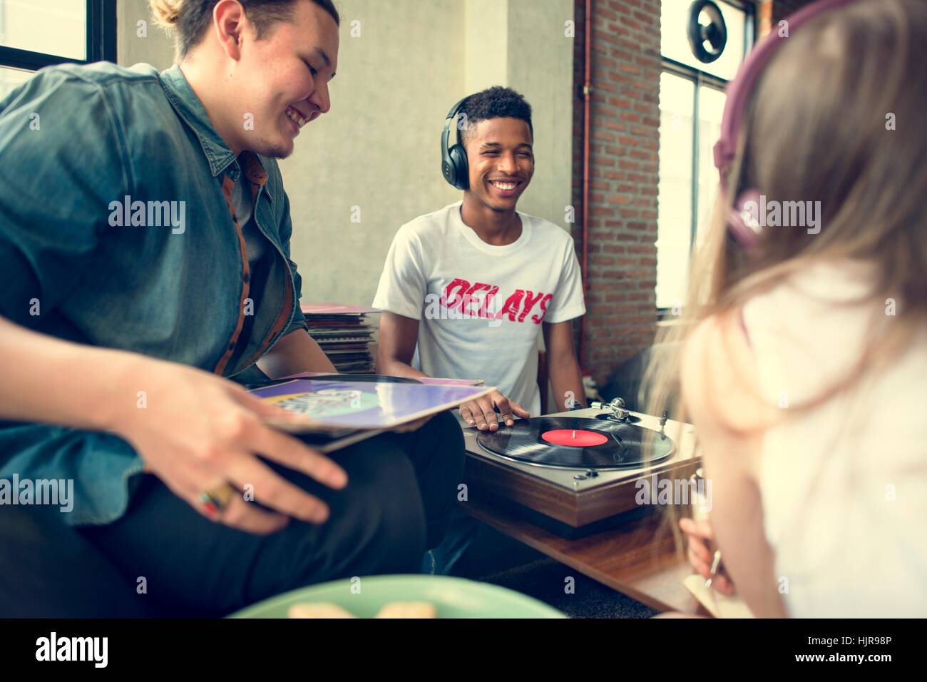 Music Entertainment Lifestyle Media Concept Stock Photo - Alamy