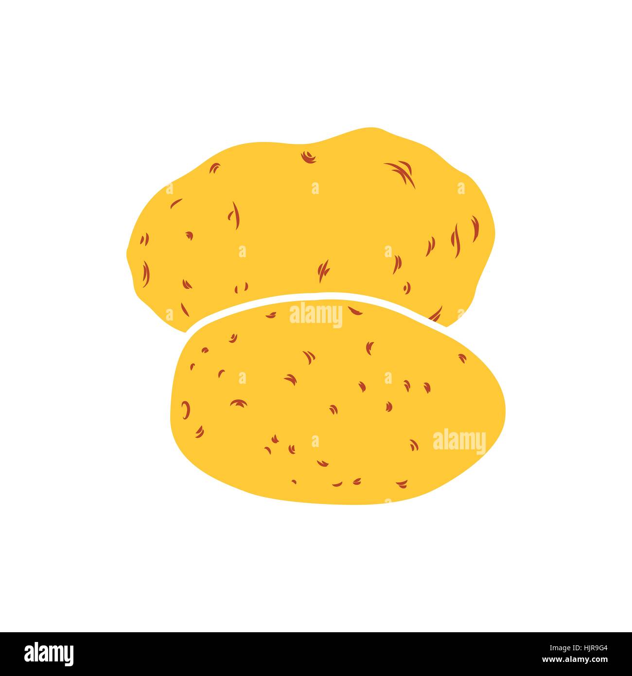 Potatoes icon in simple style isolated on white background Stock Vector ...