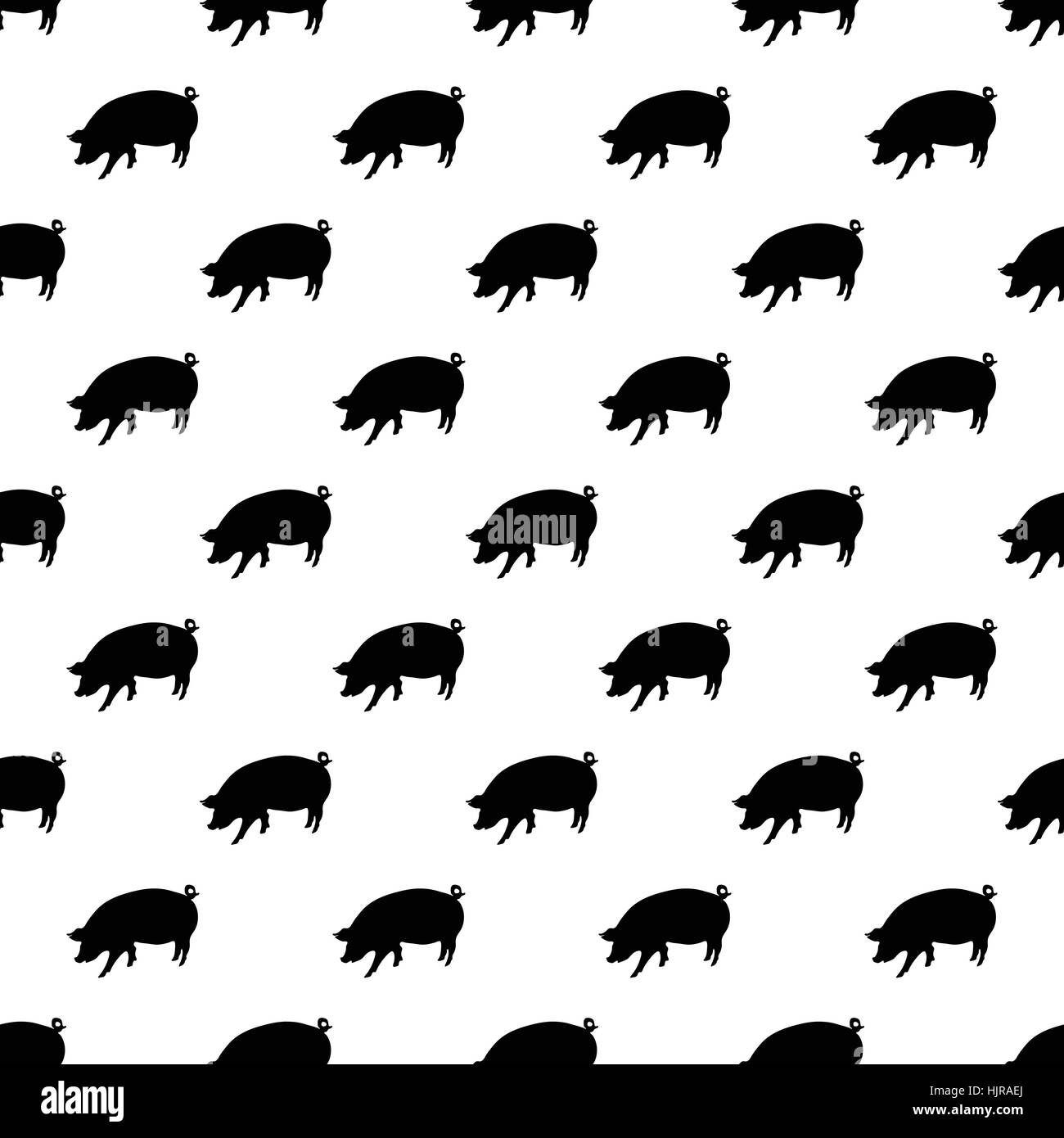 Pig pattern seamless black for any design Stock Vector Image & Art - Alamy