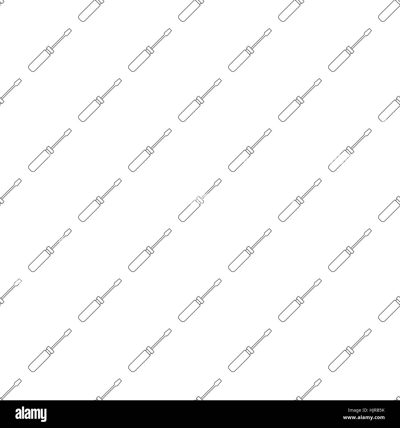 Screwdriver pattern seamless black for any design Stock Vector Image ...