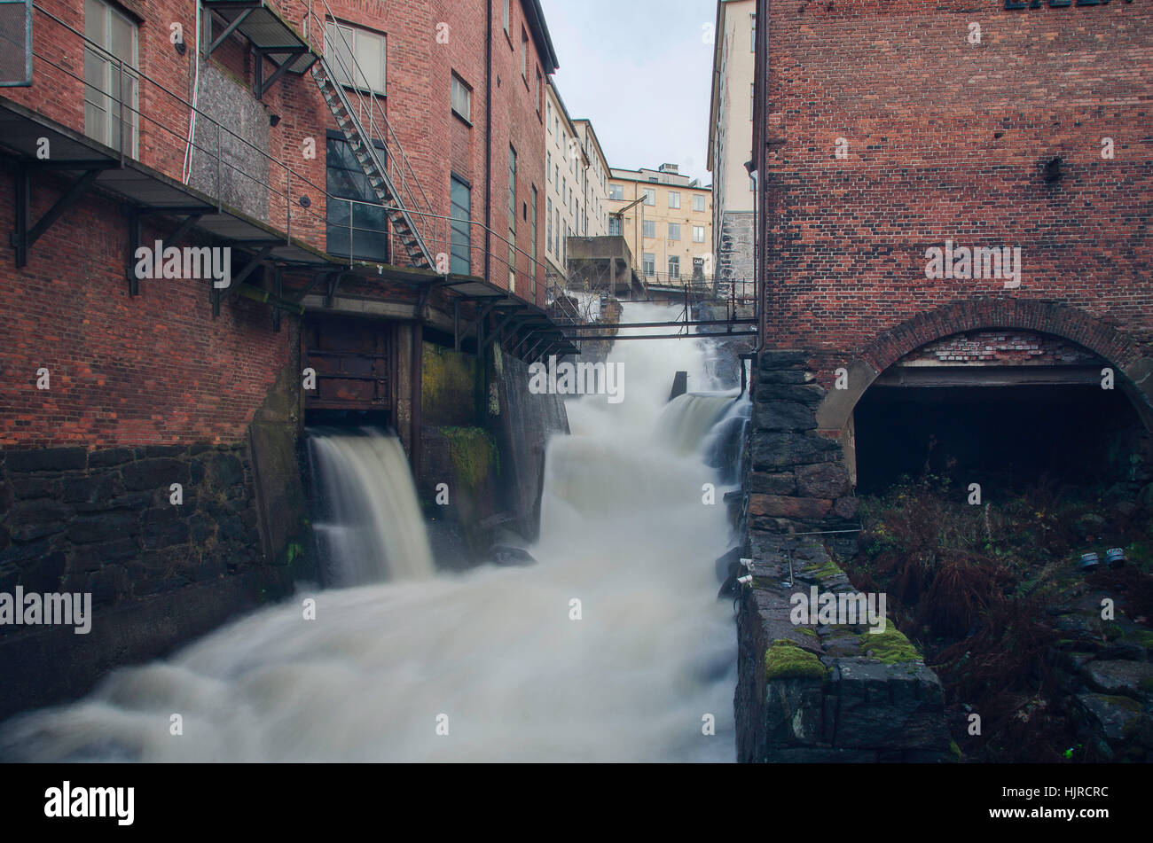 water fall down Stock Photo - Alamy