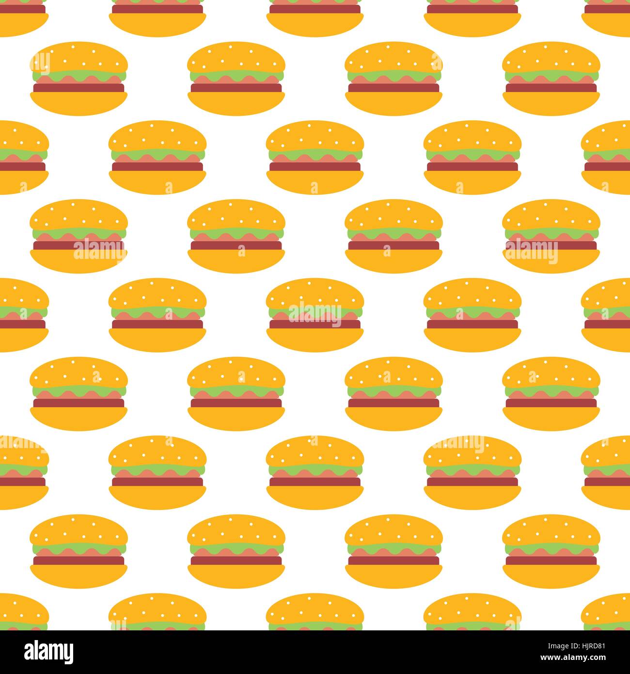 Hamburger pattern seamless black for any design Stock Vector Image ...