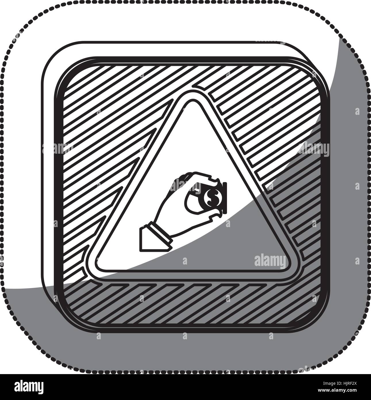 Paying car park charge Stock Vector Images - Alamy