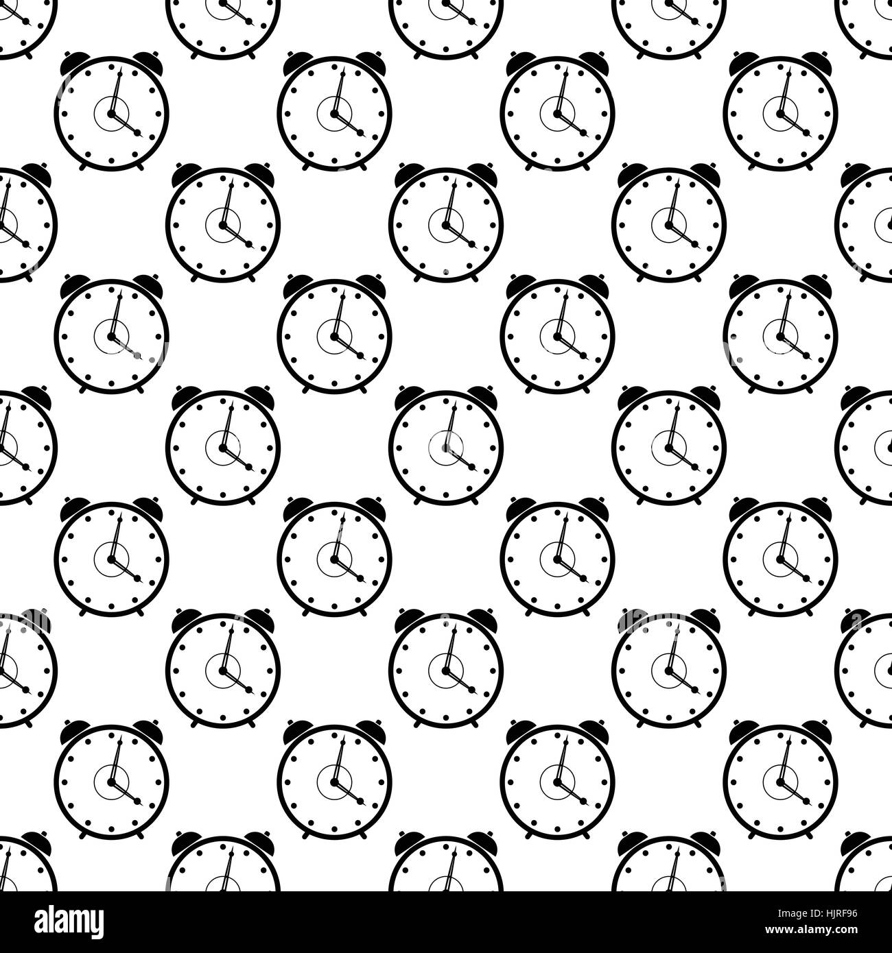 Clock pattern seamless black for any design Stock Vector Image & Art ...