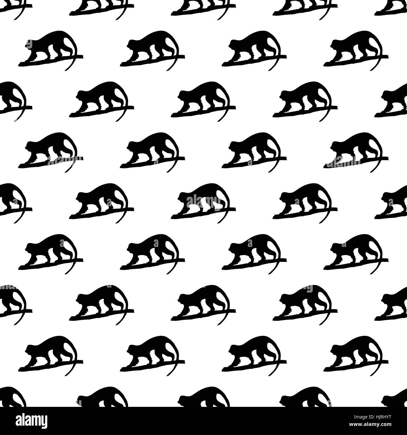 Monkey pattern seamless best for any design Stock Vector Image & Art ...