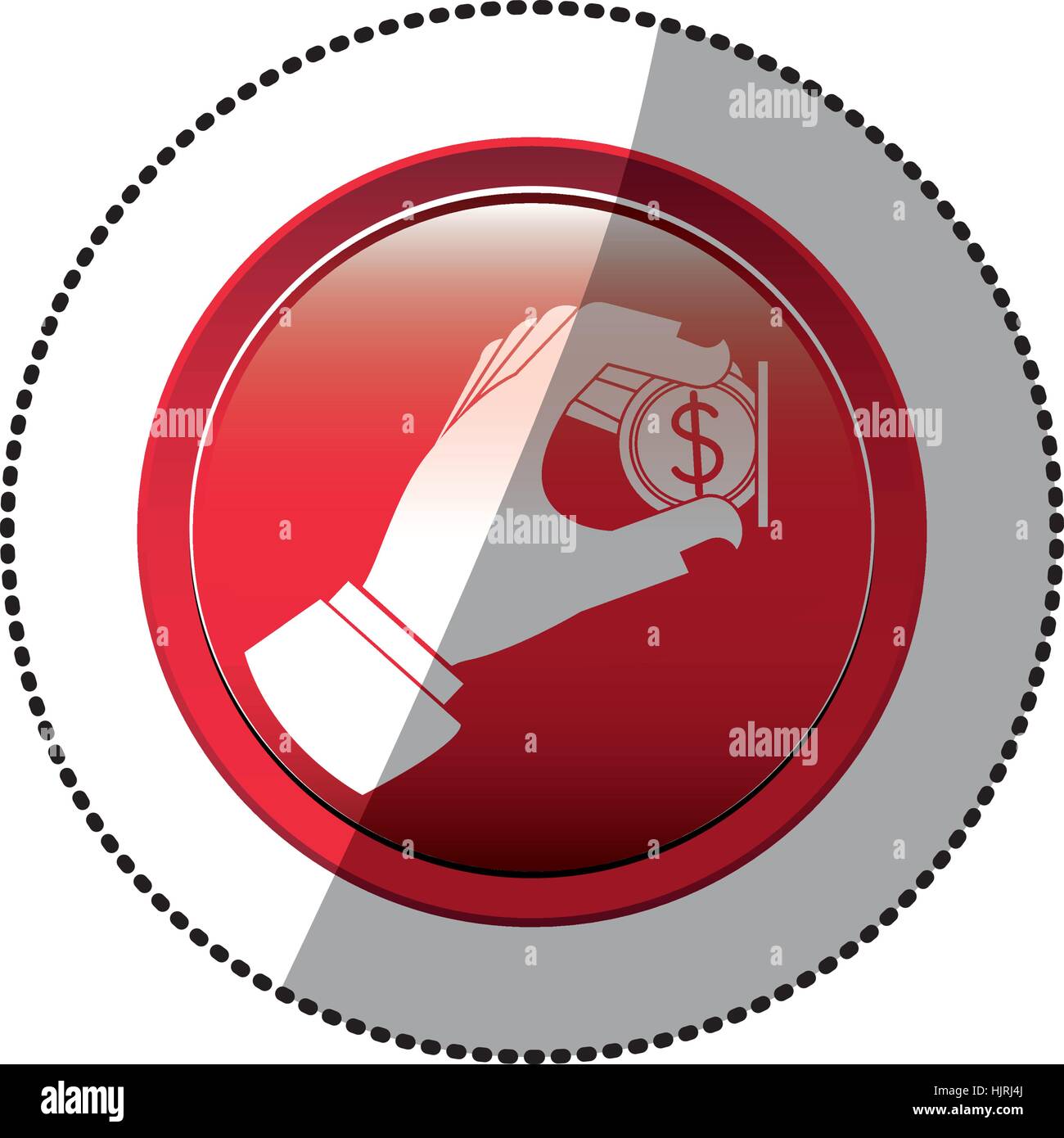 Paying car park charge Stock Vector Images - Alamy