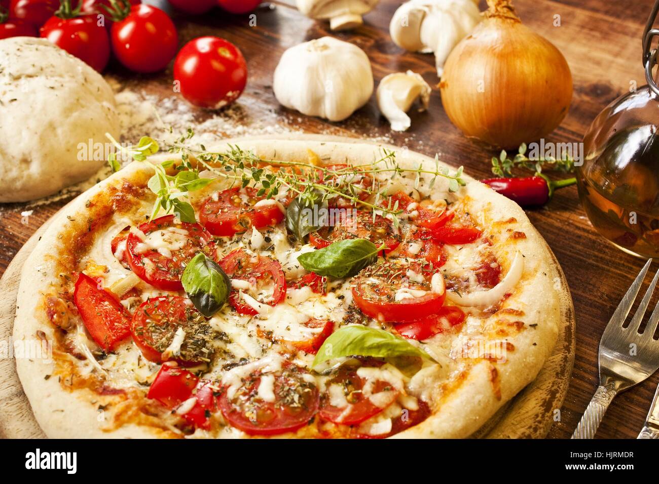 vegetable, pizza, italian, vegetarian, herbs, healthy, order, food ...