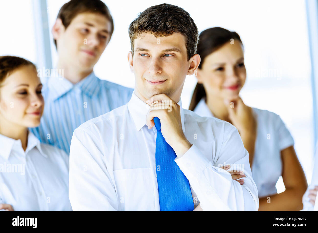 Group business people interaction hi-res stock photography and images ...