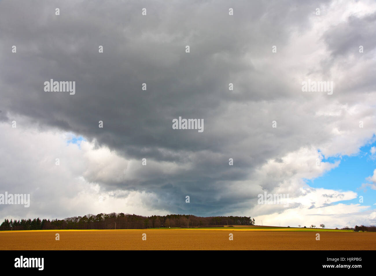 sunset, field, weather, dark, storm, clouds, rain, backdrop, background ...