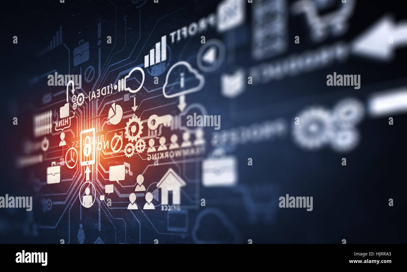 Networking digital image hi-res stock photography and images - Alamy