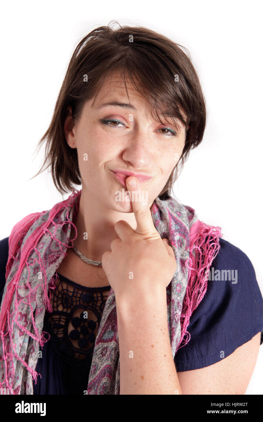 woman, hand, finger, single, isolated, fashion, lifestyle, humour, lady ...