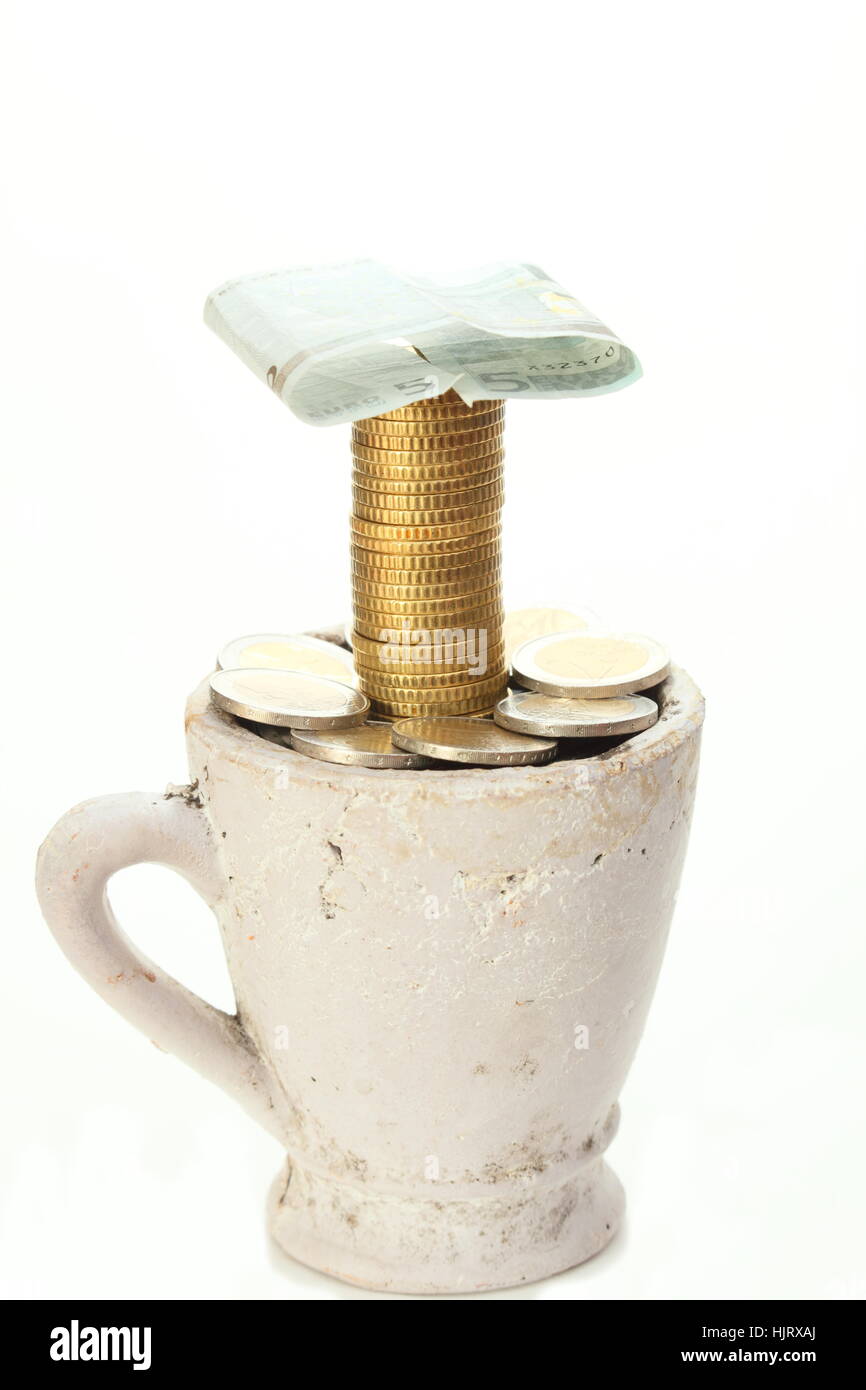 cup, bank, lending institution, pay, bear, euro, currency, europe ...