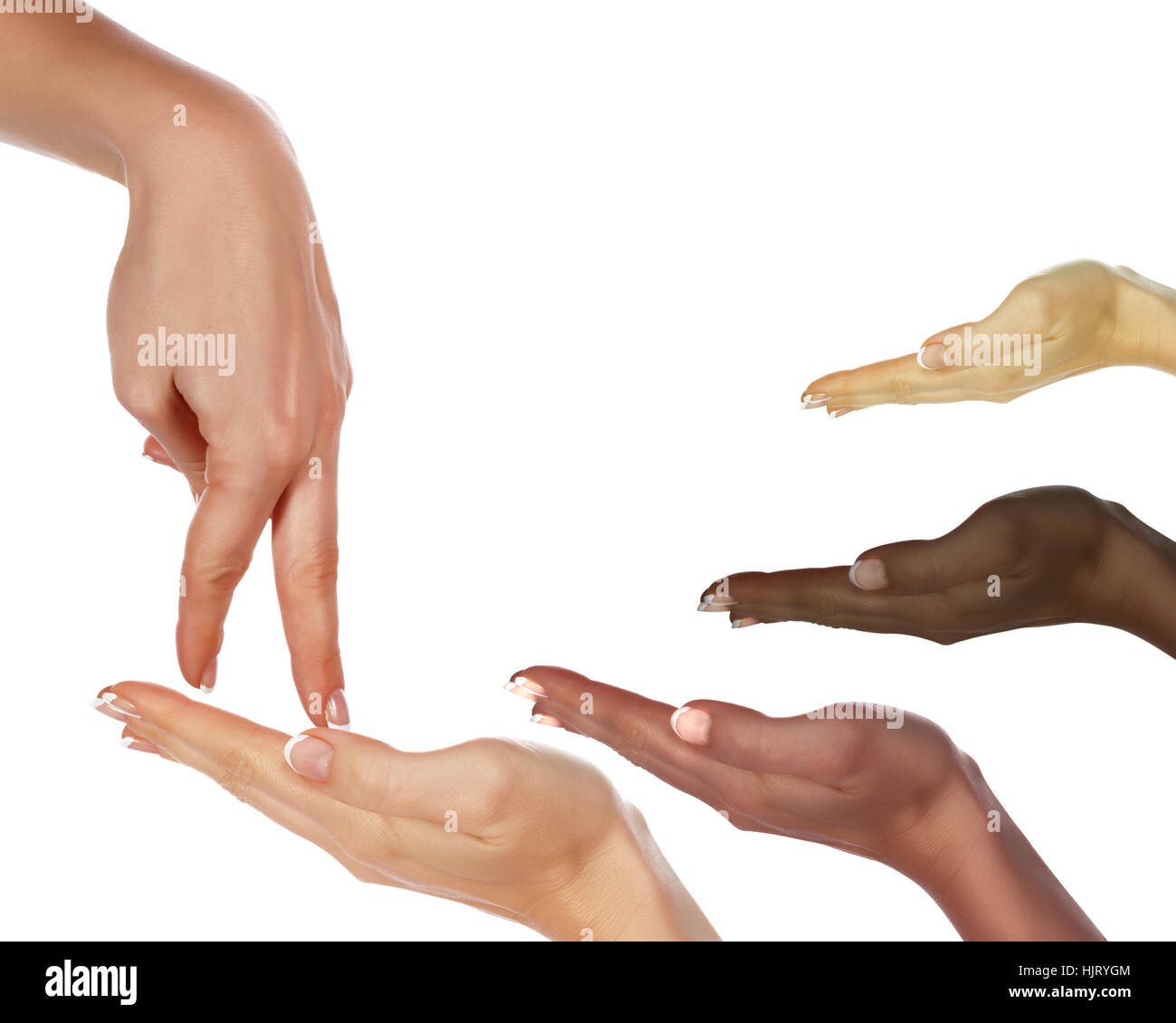 Unity of the human races hi-res stock photography and images - Alamy