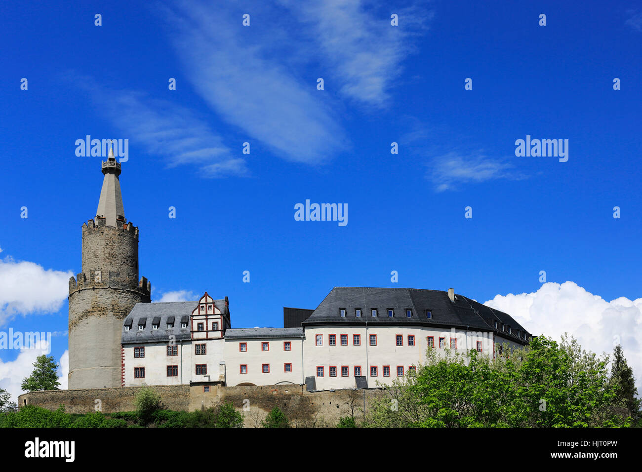 tower, museum, thuringia, germany, german federal republic, chateau ...