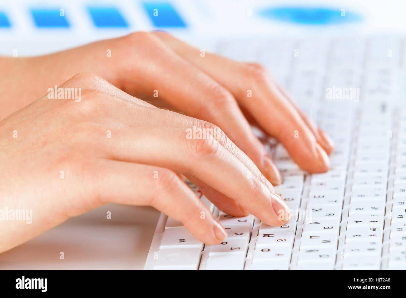 Hands female programmer typing on hi-res stock photography and images ...