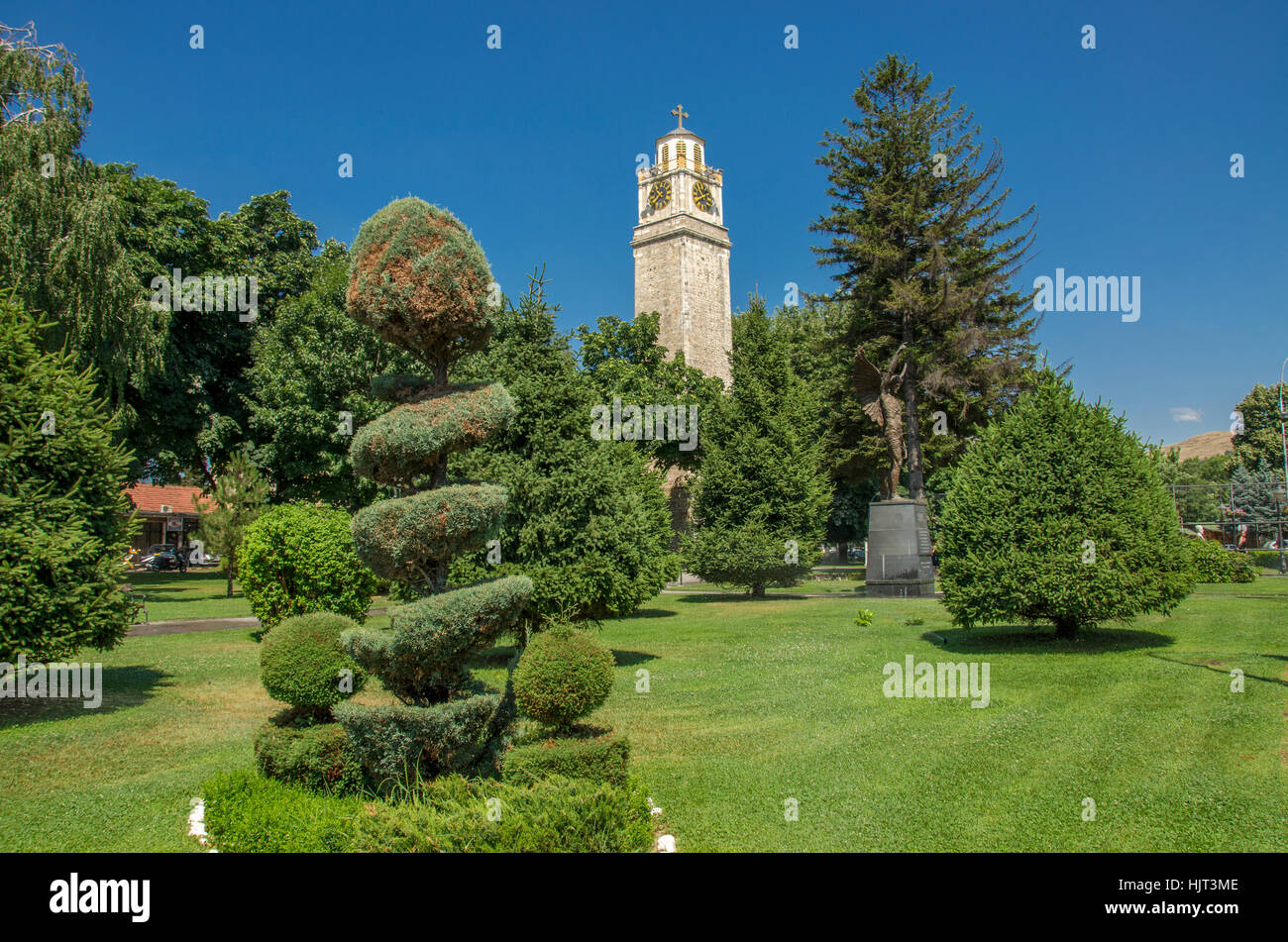 Clock Tower in Bitola, Macedonia Stock Photo - Alamy