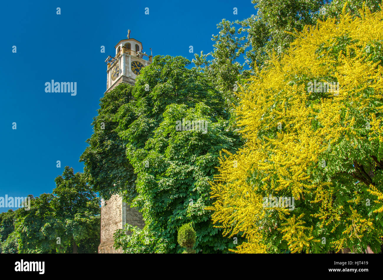 City center of Bitola, Macedonia - Clock Tower Stock Photo - Alamy
