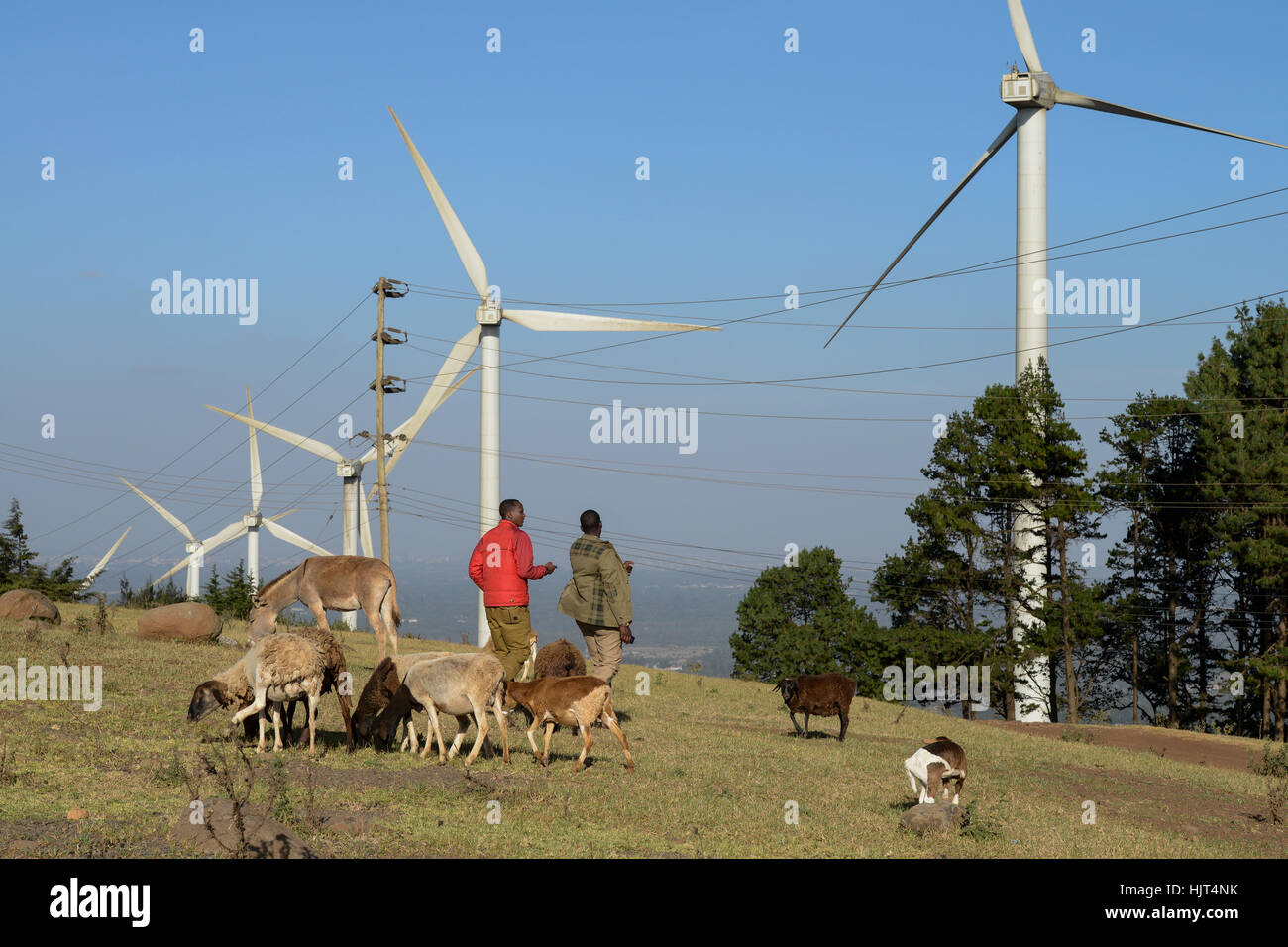 Kenya wind farm hi-res stock photography and images - Alamy