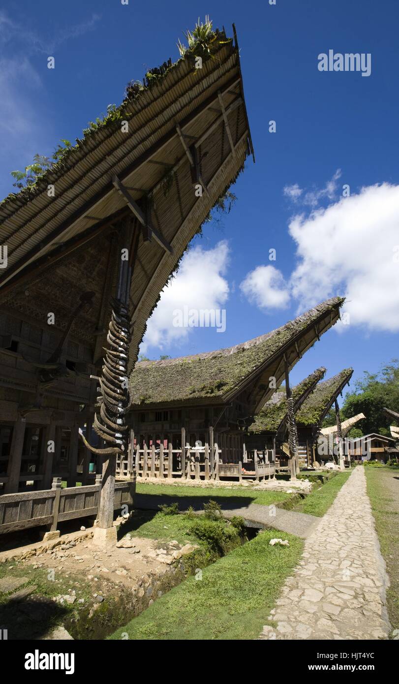 house, building, detail, culture, asia, indonesia, traditional, bamboo ...
