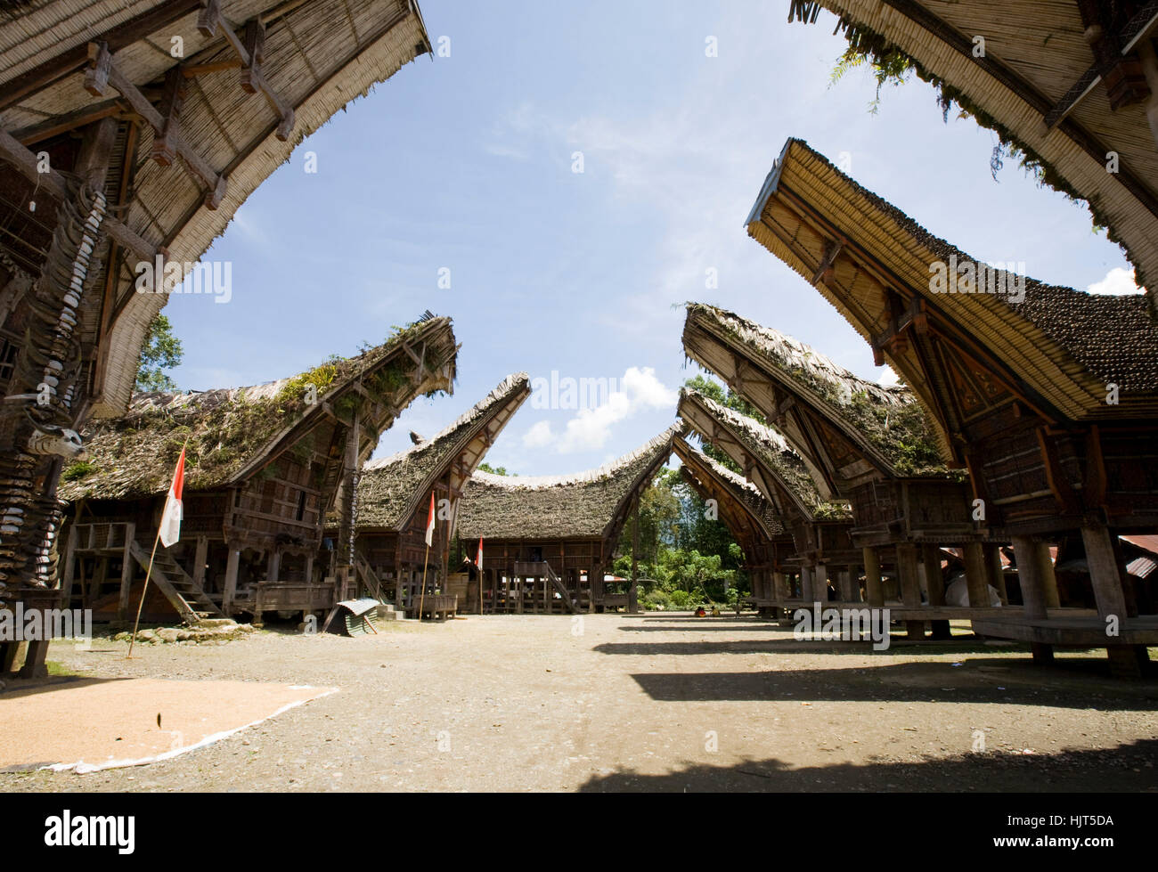 house, building, detail, culture, asia, indonesia, traditional, bamboo ...