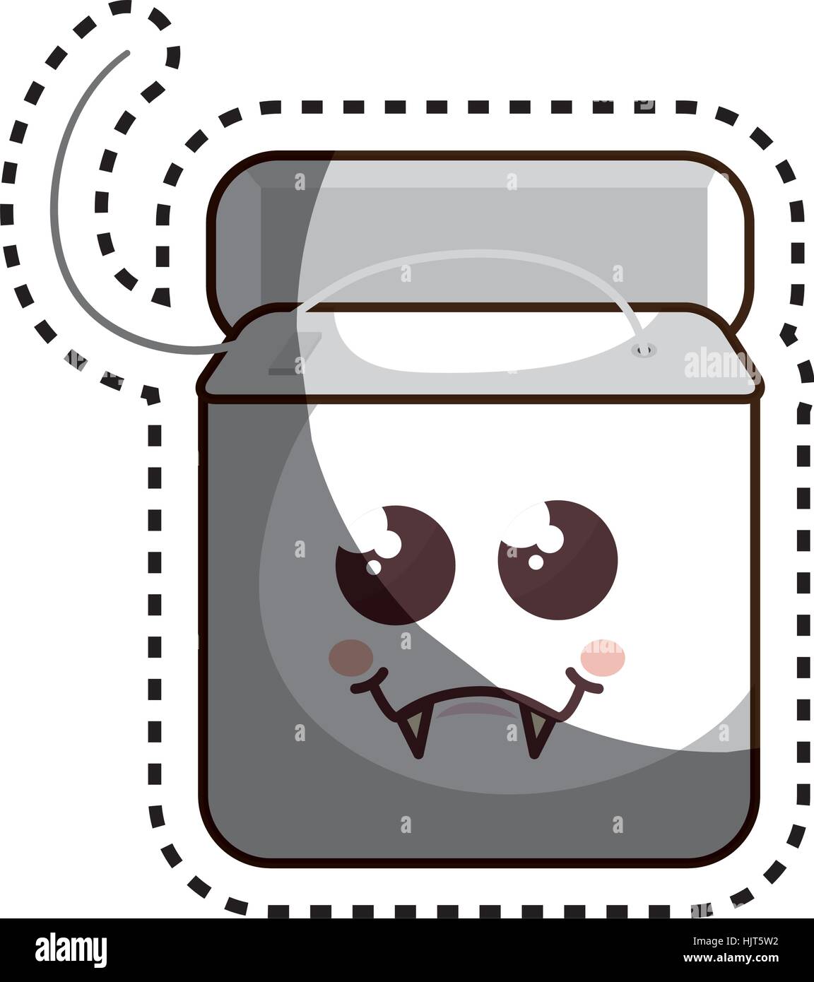 dental floss character icon vector illustration design Stock Vector ...