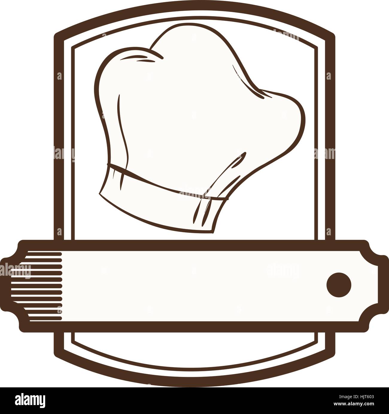 chef hat restaurant emblem vector illustration design Stock Vector ...