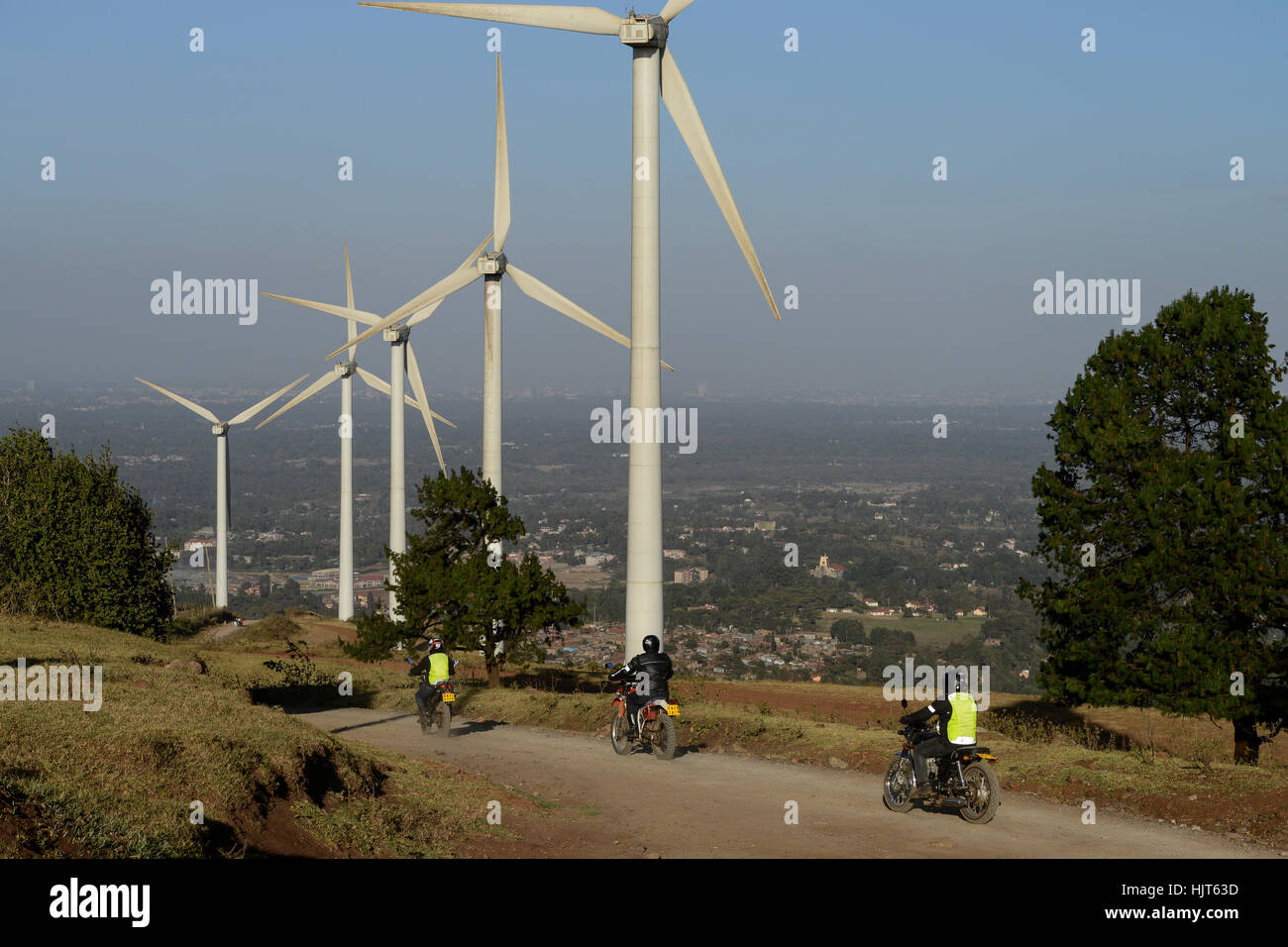 KENYA, Nairobi, Ngong Hills, 25,5 MW Wind Power Station with Vestas and ...