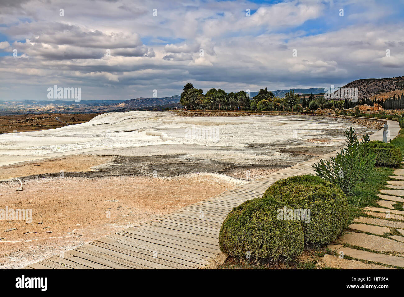 Limestone Terraces Pamukkale Turkey Stock Photo - Alamy