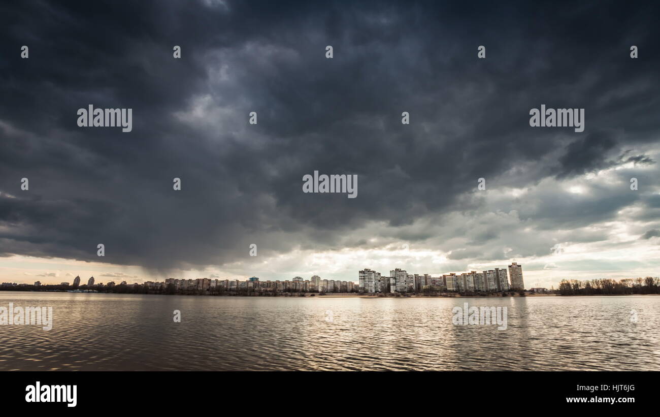 Dramatic storm sky background Stock Photo - Alamy