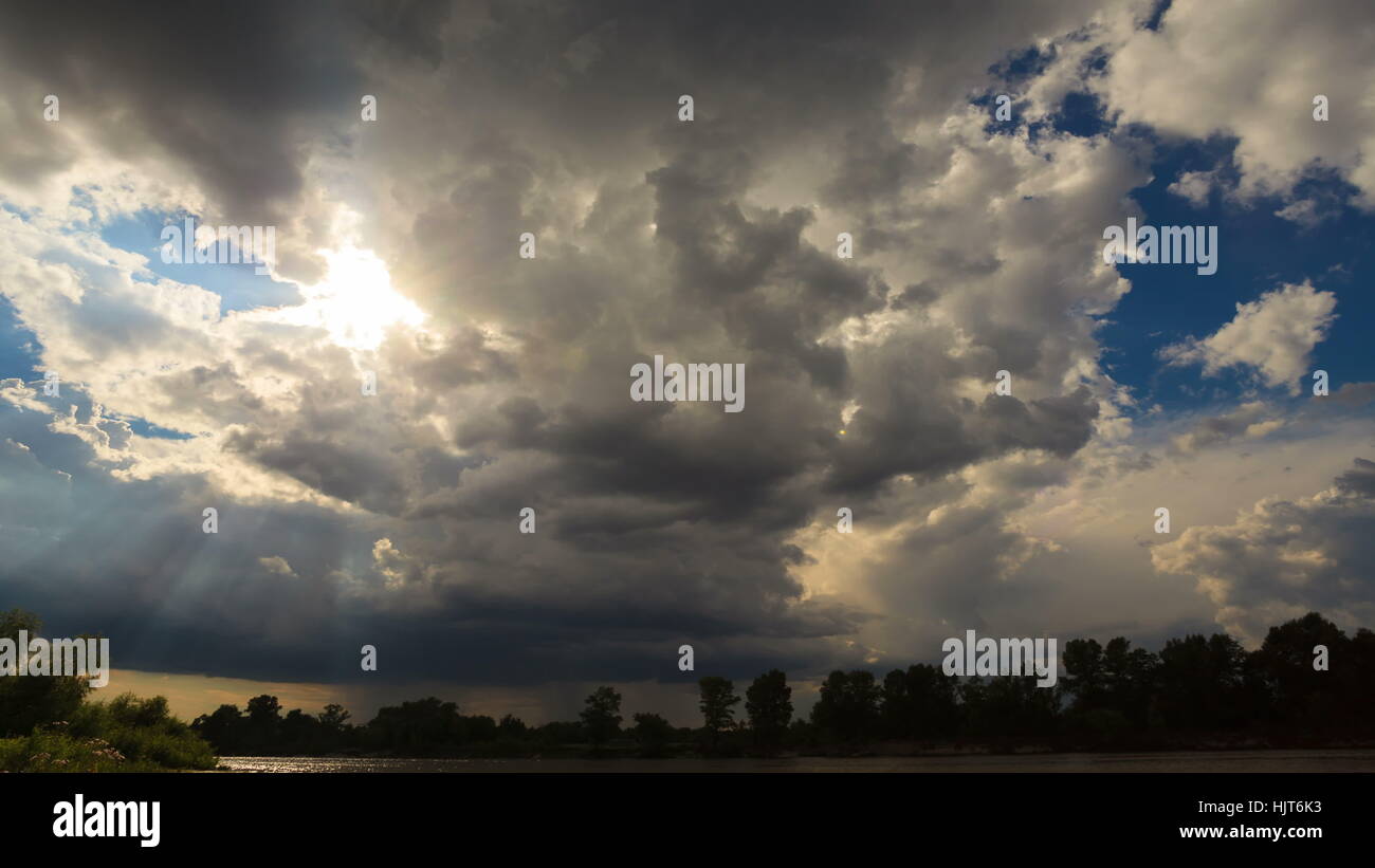 Dramatic storm sky background Stock Photo - Alamy