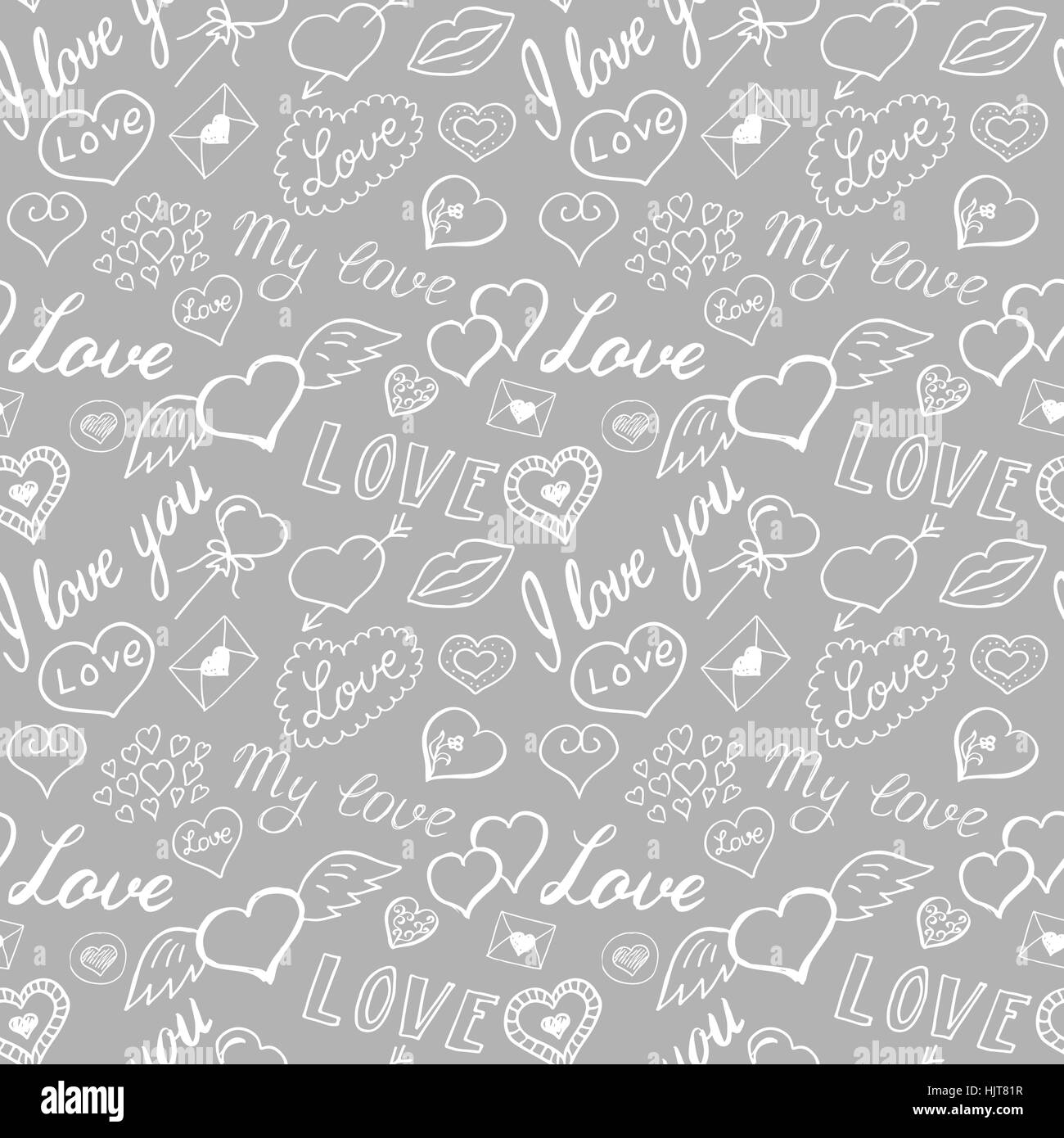 Handwritten happy valentines day Black and White Stock Photos & Images ...
