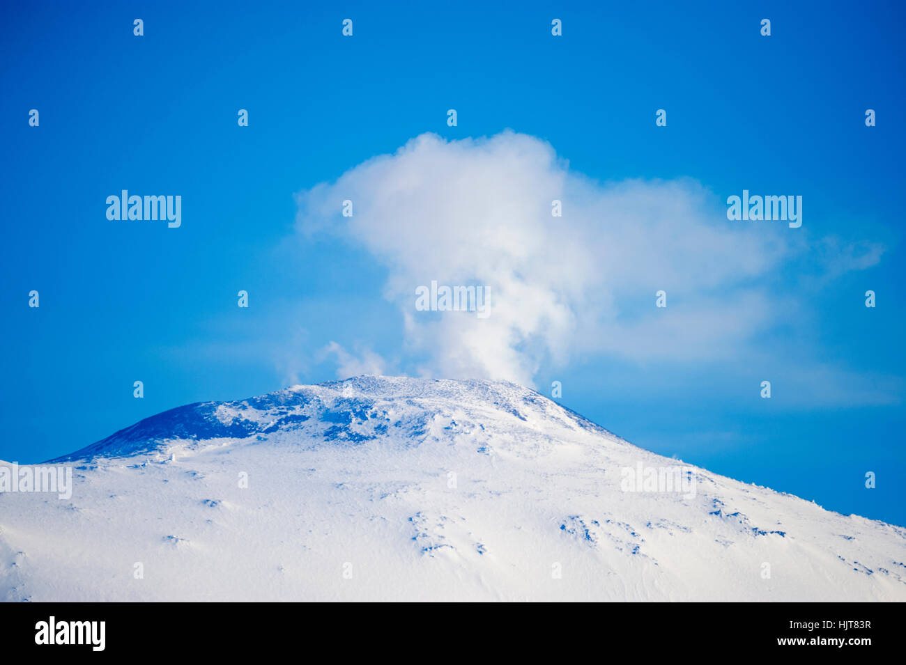 Mount Erebus Eruption