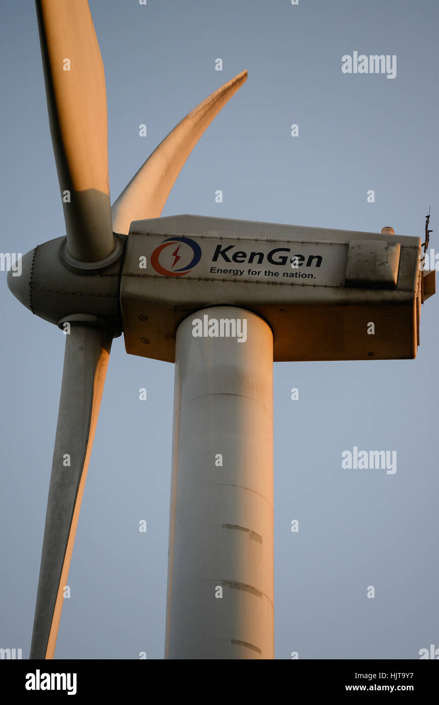 KENYA, Nairobi, Ngong Hills, 25,5 MW Wind Power Station with Gamesa ...