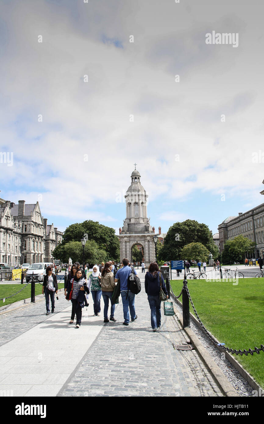 Trinity College campus in Dublin, Ireland Stock Photo - Alamy