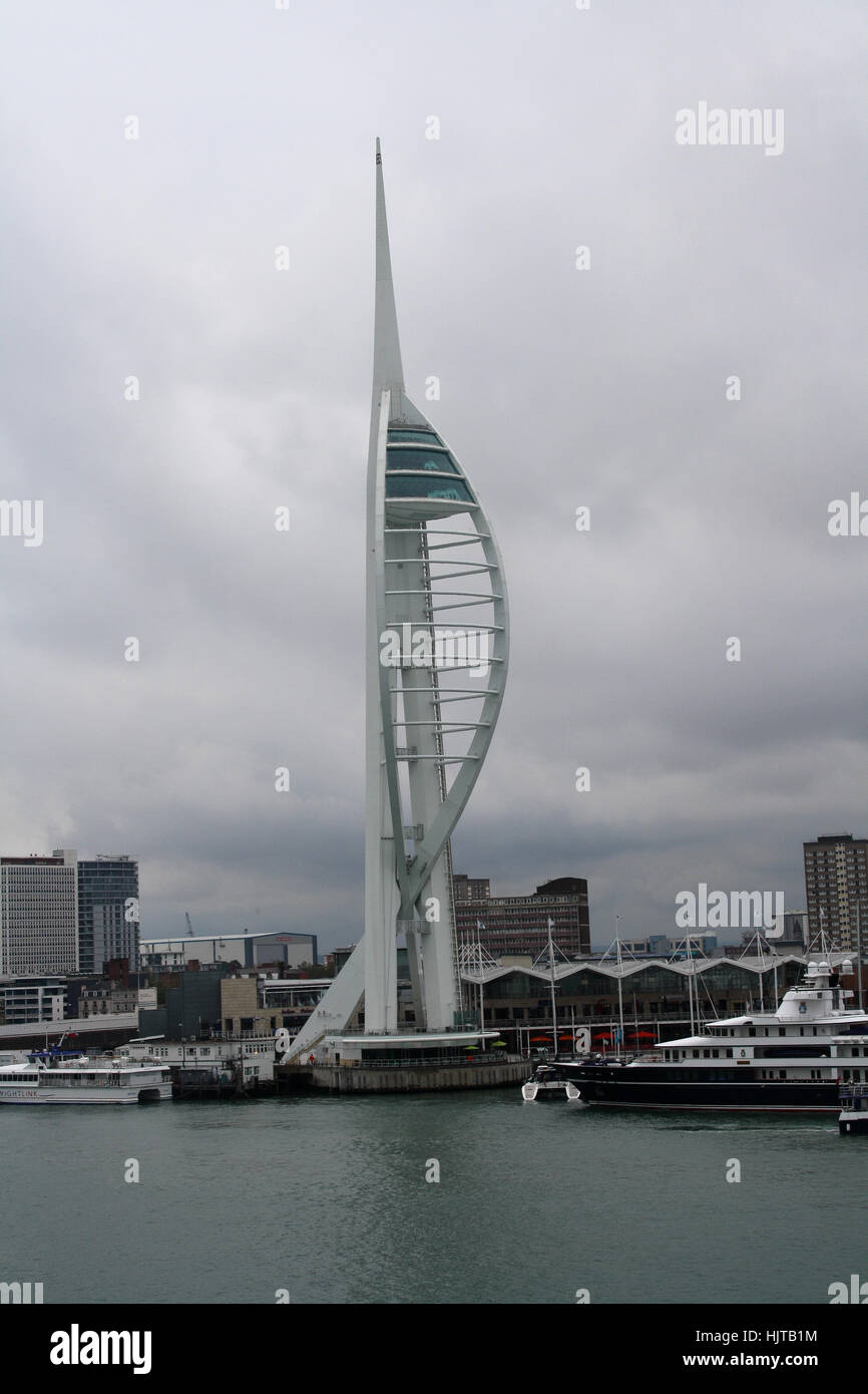 Tall Ship Spinnaker Tower High Resolution Stock Photography and Images ...