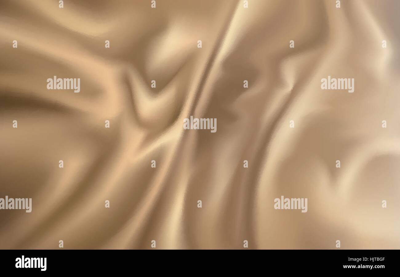 wrinkled golden fabric element, can be used as background Stock Vector ...