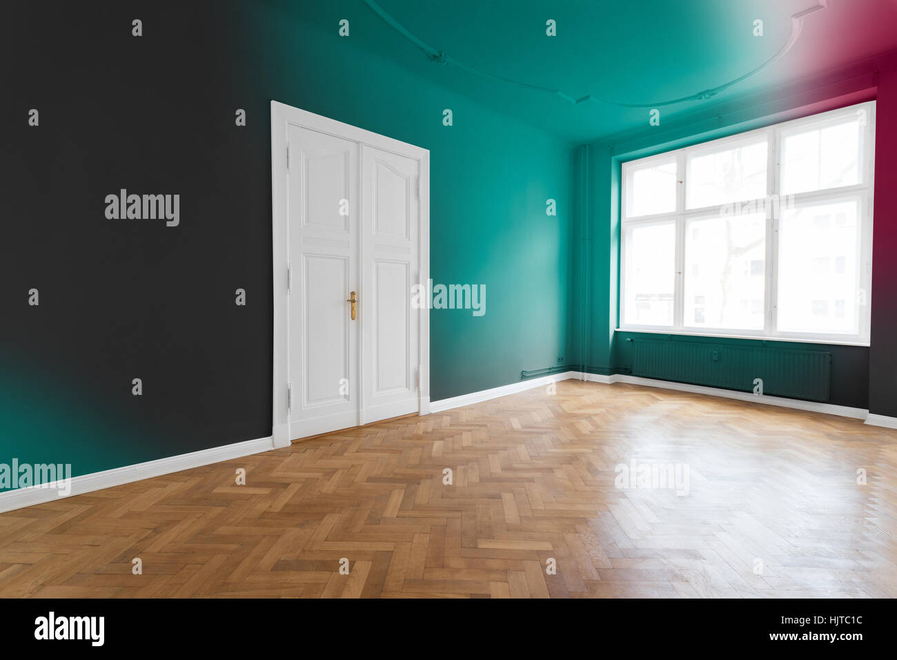 Modern painted living room space hi-res stock photography and images ...