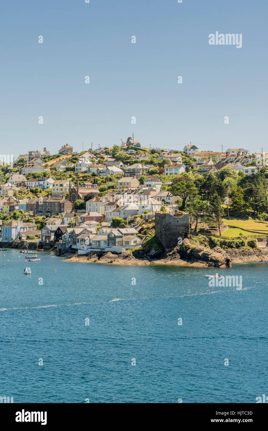 Polruan on the south coast of Cornwall, England Stock Photo - Alamy