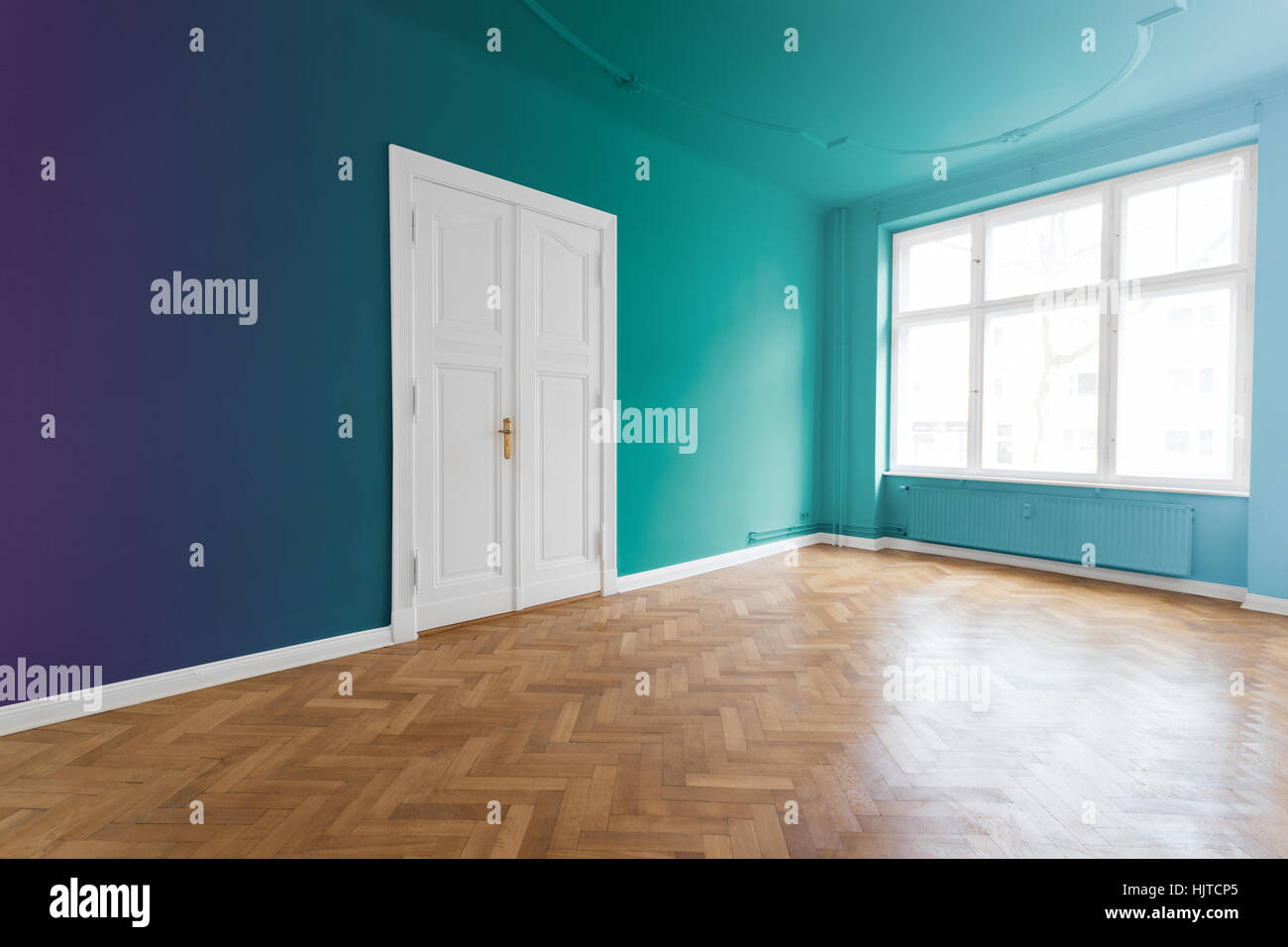 Small Empty Room Colors Small Light Blue Bedroom In Empty House